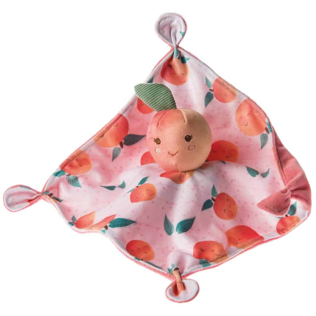 Sweet Soothie Peach Blanket – 10×10″ - Babble Baby